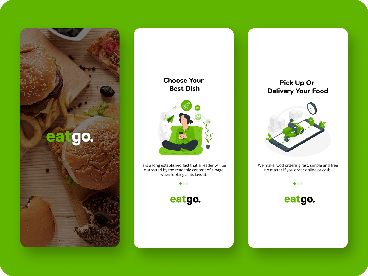 Eatgo Food Delivery Mobile App Design